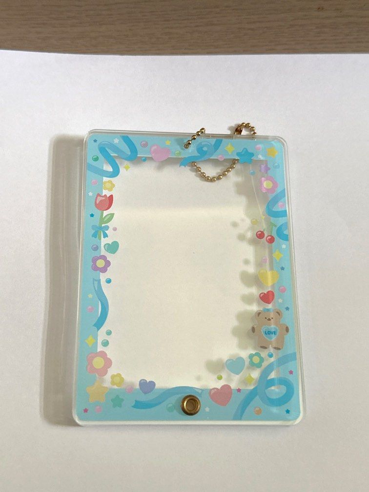 Fukuya fanfancy+ pop colour photocard Acrylic Frame blue, Hobbies ...