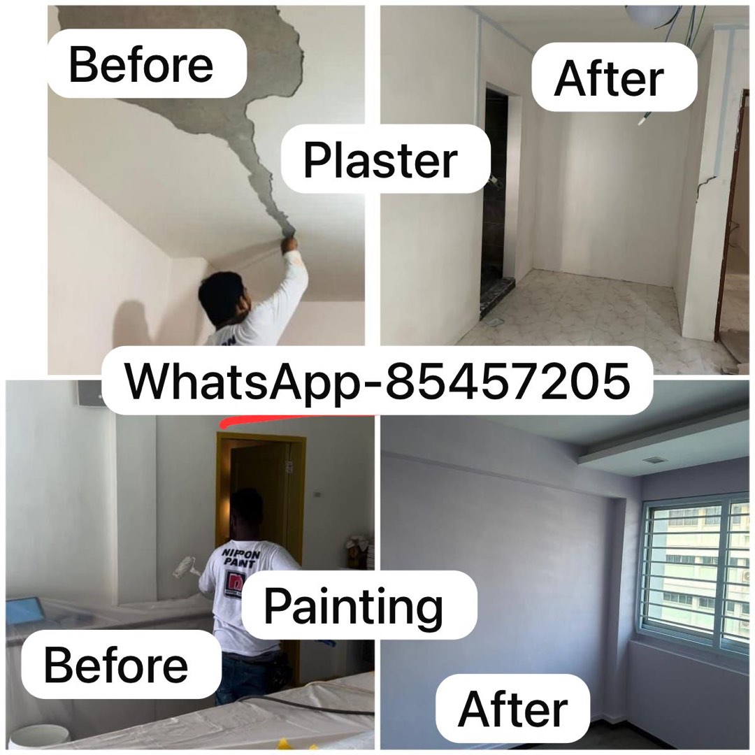 Full house plastering/ wall plaster/ ceiling plaster/ kitchen ceiling ...