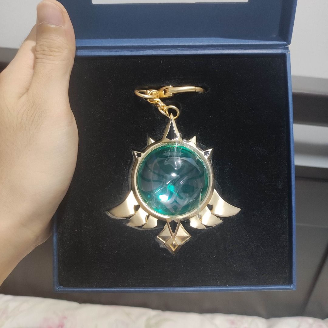 Genshin Impact Official Vision Keychain Pendant : Mondstadt / Anemo ...