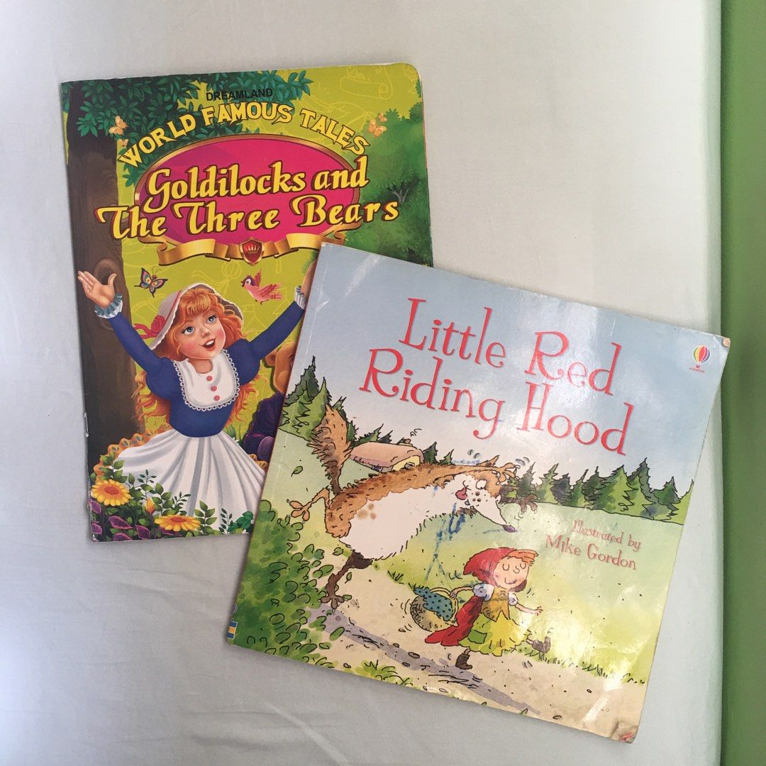 Goldilocks and the Three Bears and Usborne Little Red Riding Hood ...