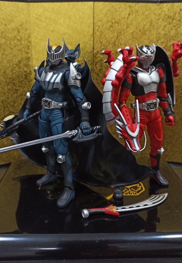 Gsc Figma Kamen Rider Ryuki (Dragon Knight), Kamen Rider Knight (Wing ...