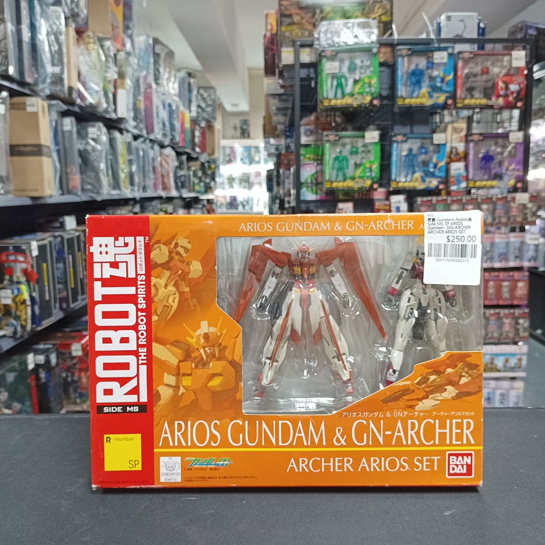 已售**********寄賣-Gundam-Robot魂 Side MS SP ARIOS Gundam & GN-ARCHER ARCHER ...