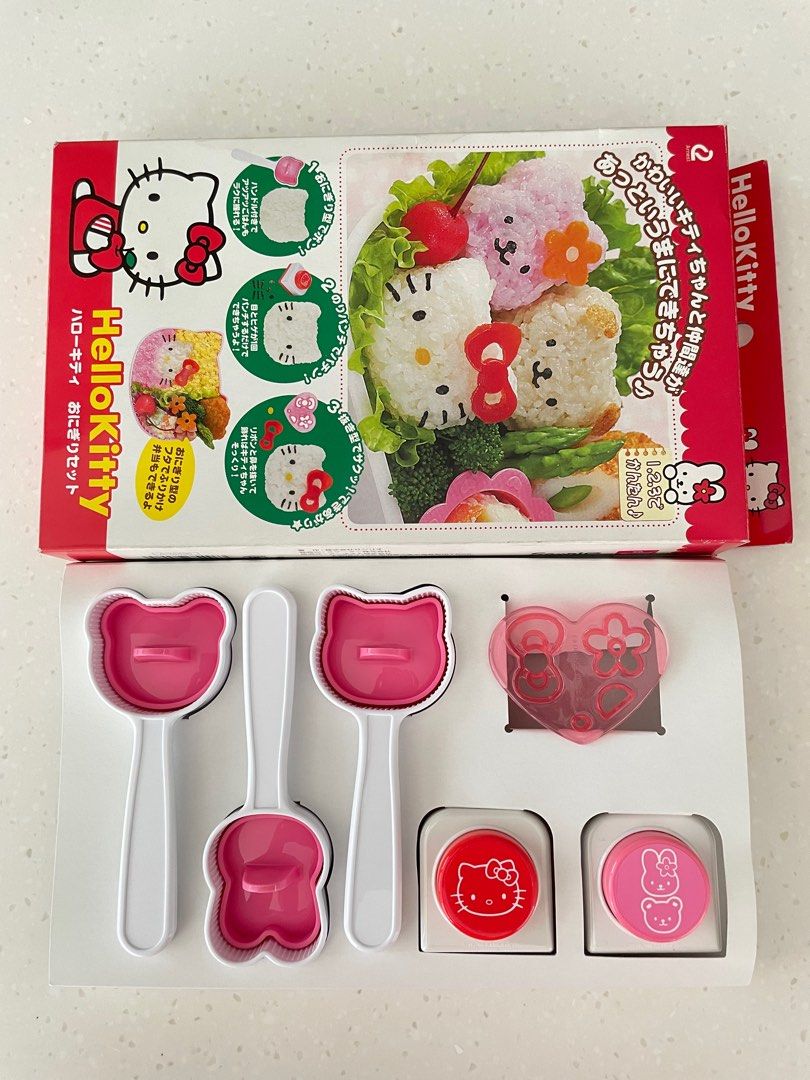 Hello kitty bento rice shaper veggie cutter original with box, Kitchen ...