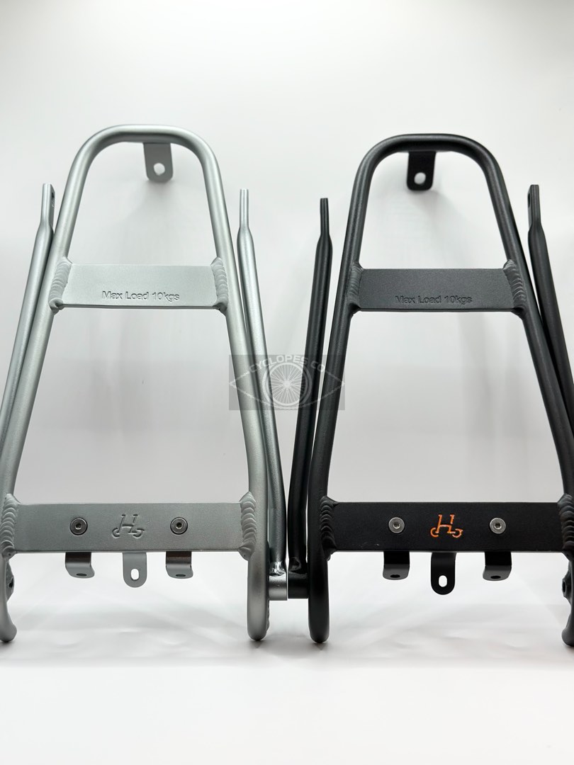 H&H Aluminium Q Mini Rear Rack V5 for Brompton, Sports Equipment ...