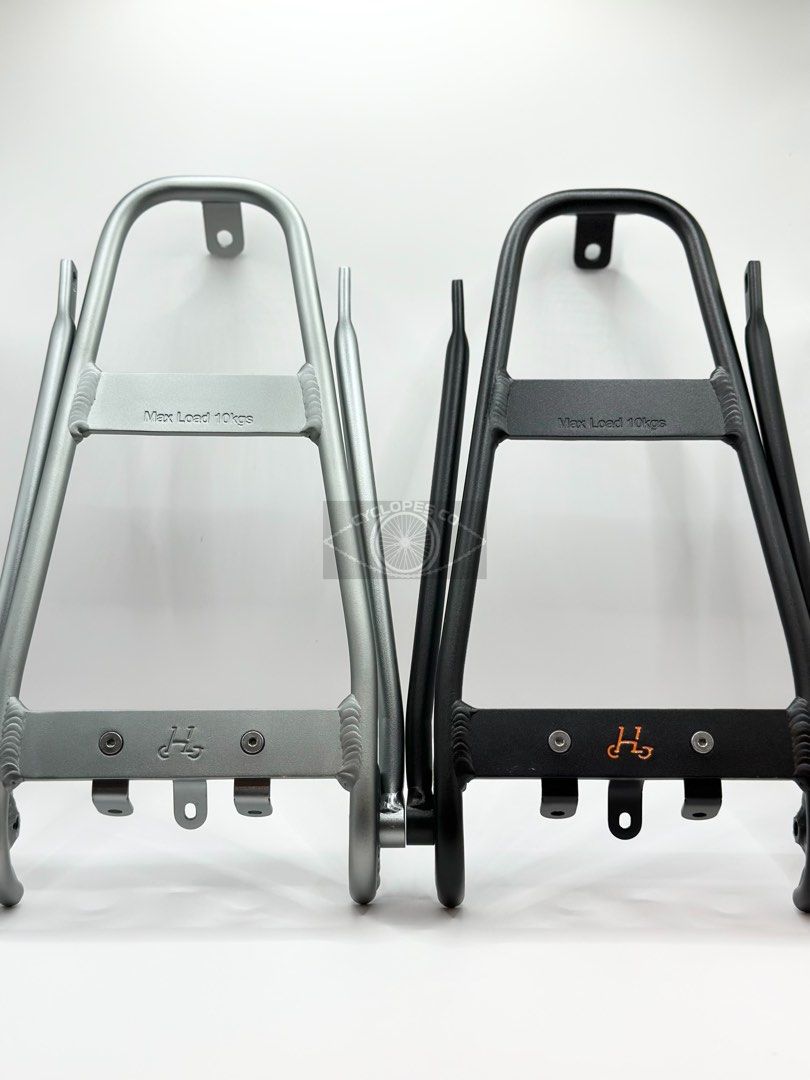 H&H Aluminium Q Mini Rear Rack V5 for Brompton, Sports Equipment ...