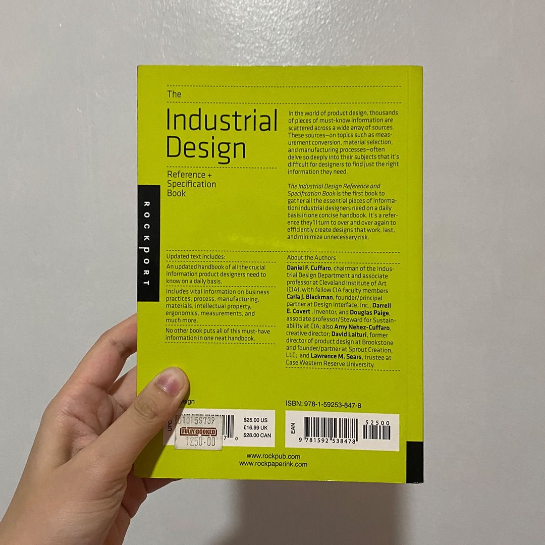 Industrial Design Reference + Specification Book, Hobbies & Toys, Books ...