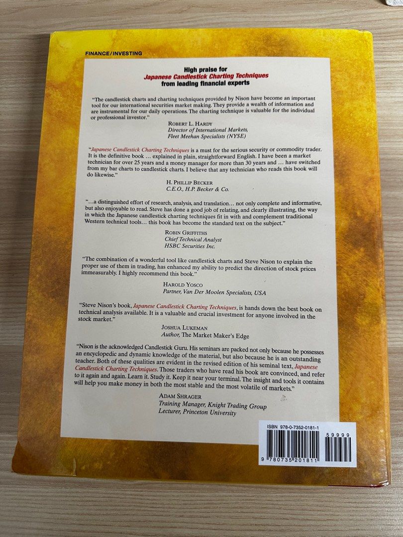Japanese Candlestick Charting Techniques (Second Edition) - Steve Nison ...