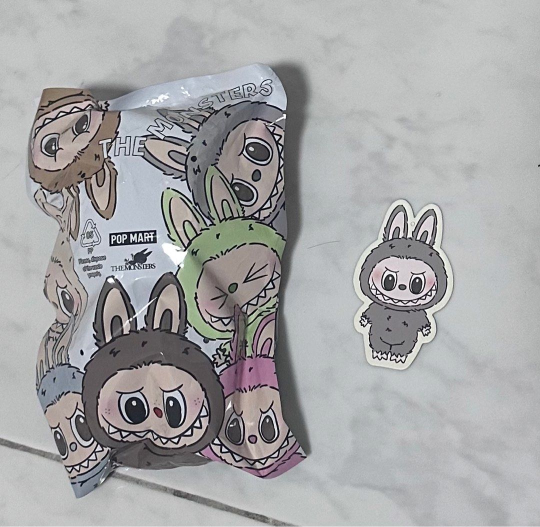 LABUBU MACARON PLUSY TOY POPMART SESAME BEAN, Hobbies & Toys, Toys ...