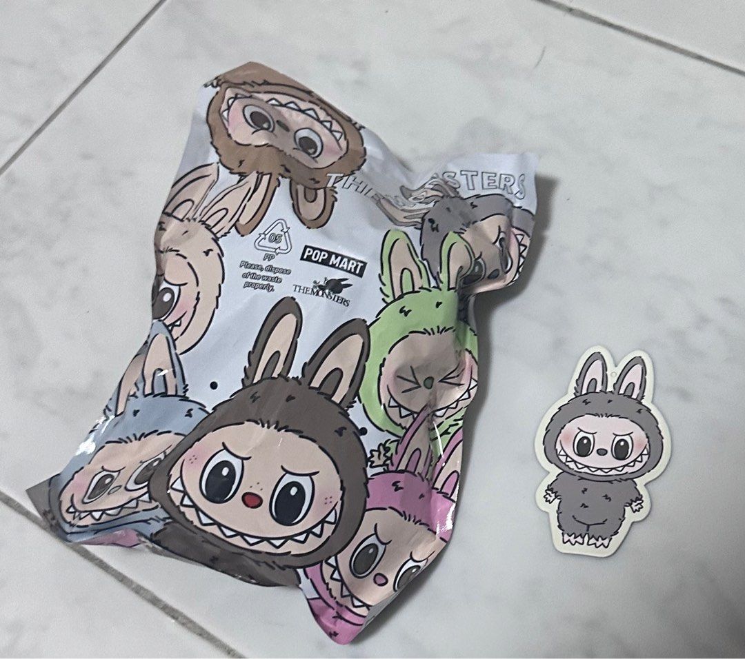 LABUBU MACARON PLUSY TOY POPMART SESAME BEAN, Hobbies & Toys, Toys ...