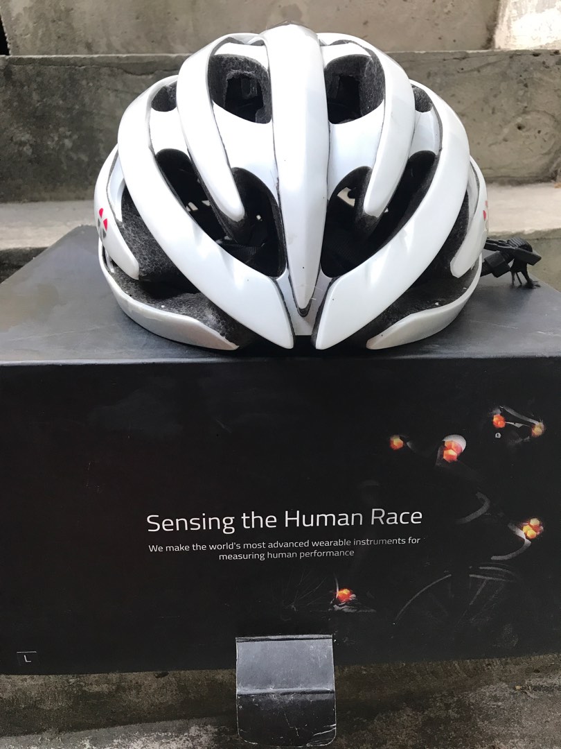 LifeBeam helmet by LAZER with Heart rate sensor. Pre loved, Sports ...