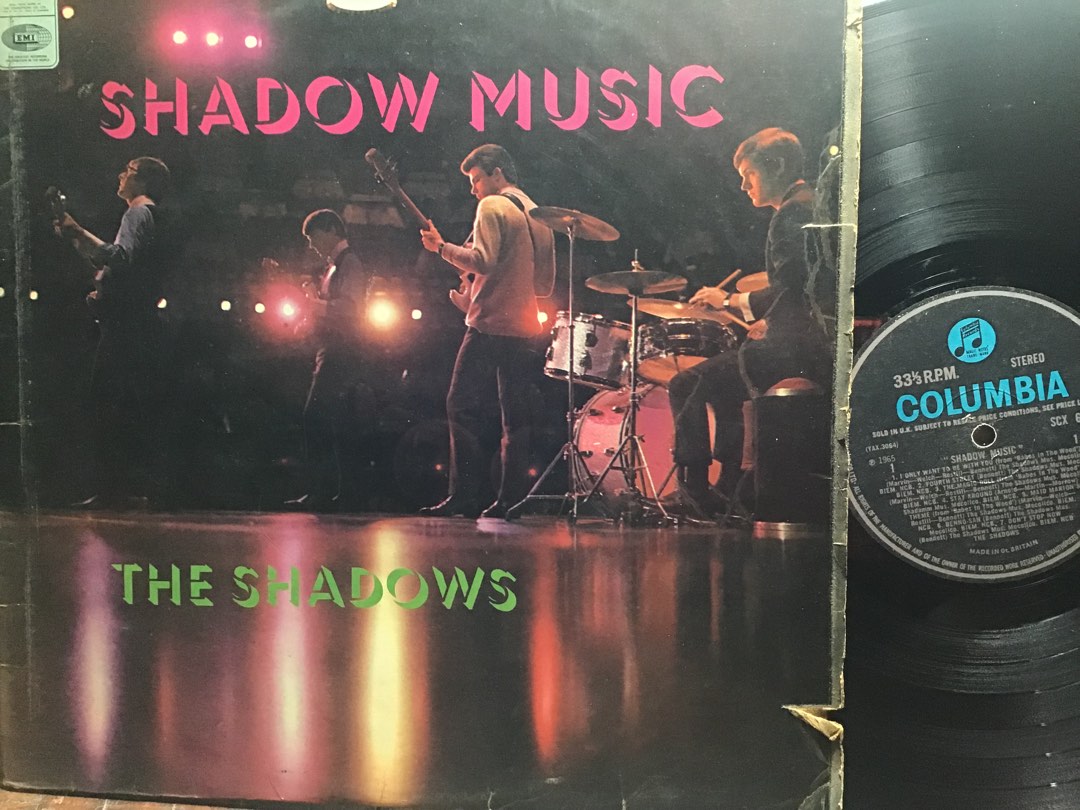 LP The Shadows (Cliff Richard Hank Marvin) - Shadow Music OOP VINYL ...