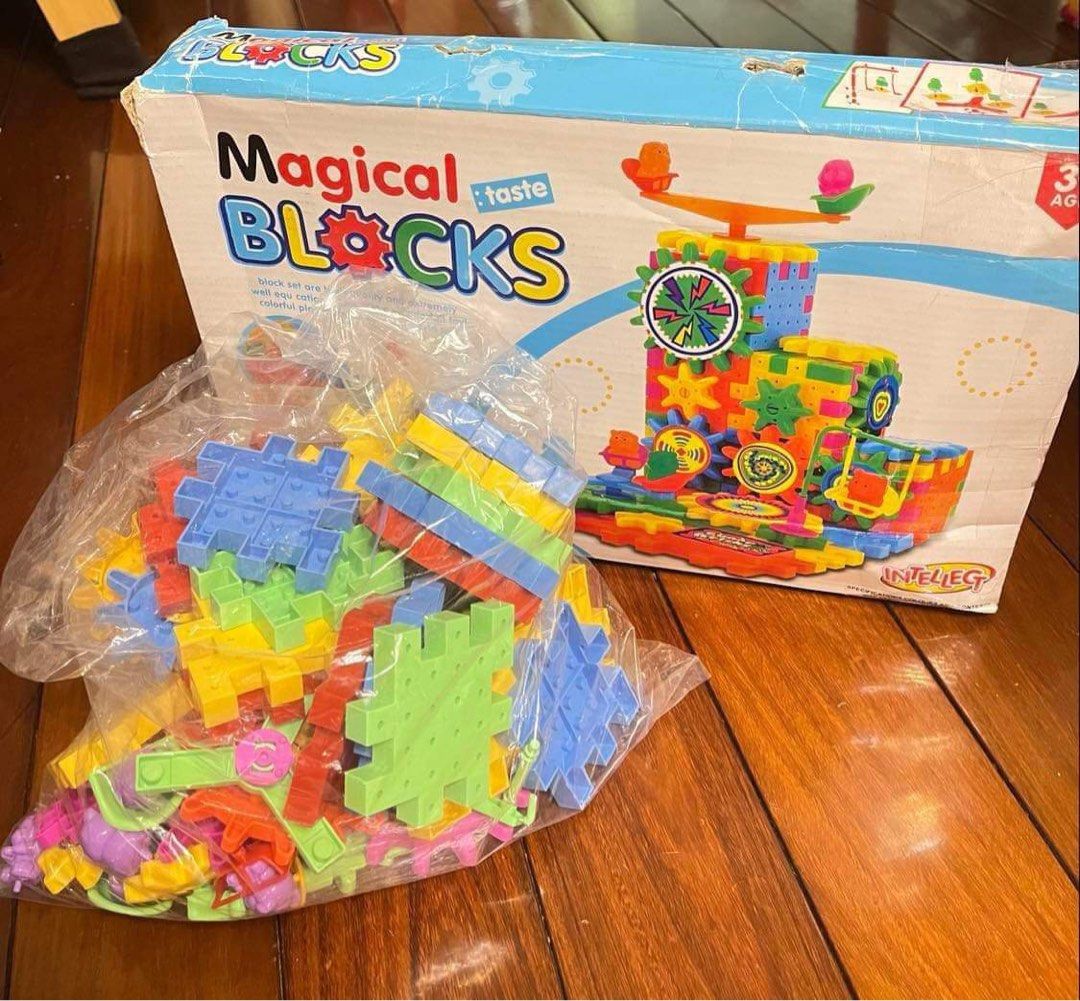 Magical blocks齒輪動力玩具, 書籍、休閒與玩具, 玩具、公仔、桌遊在旋轉拍賣