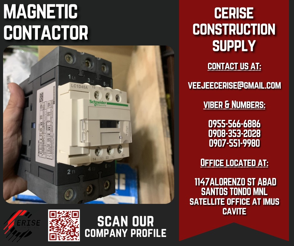 MAGNETIC CONTACTOR, Commercial & Industrial, Construction Tools ...