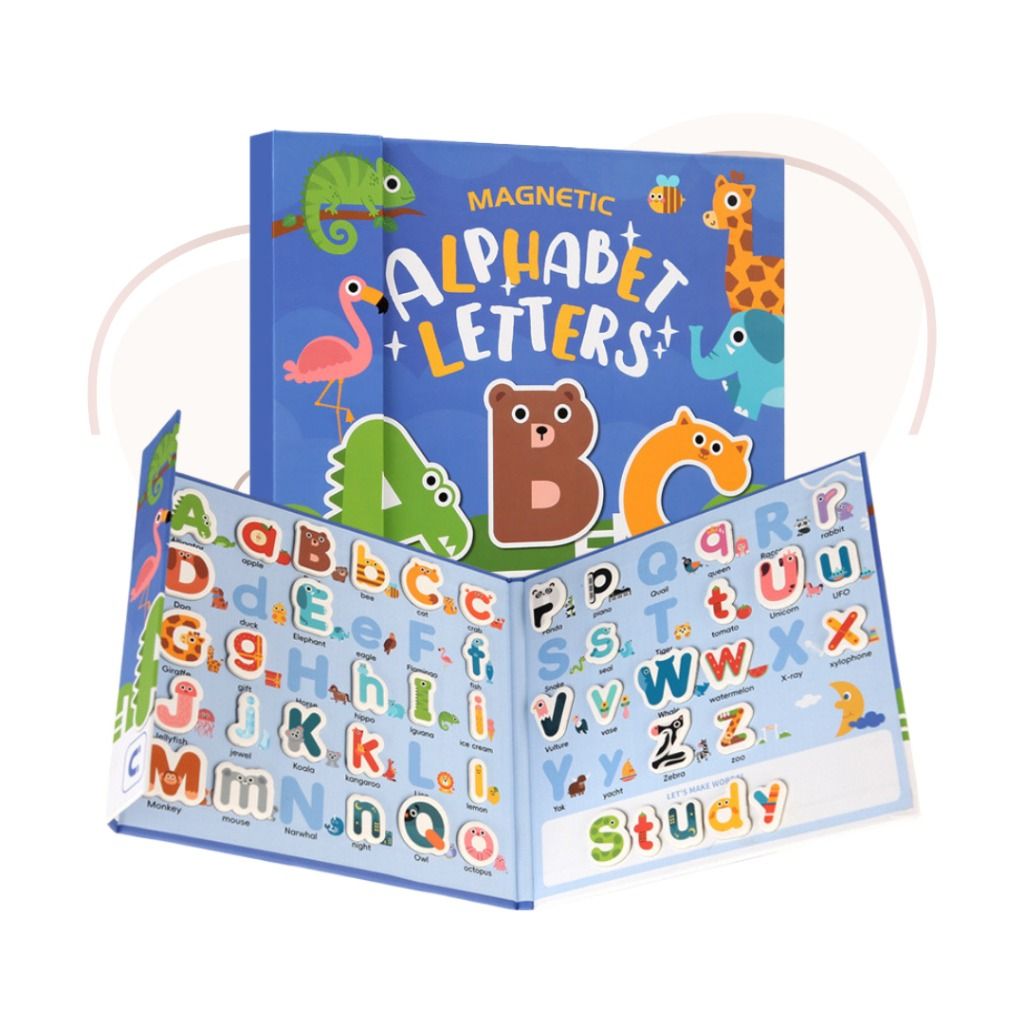 Magnetic Letters Alphabets Toddlers Kids Matching Puzzle Montessori ...