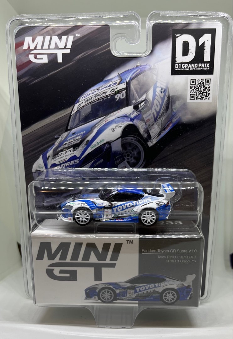 MIni GT 233 Pandem Toyota GR Supra V1.0 Team TOYO TIRES DRIFT 2019 D1 ...