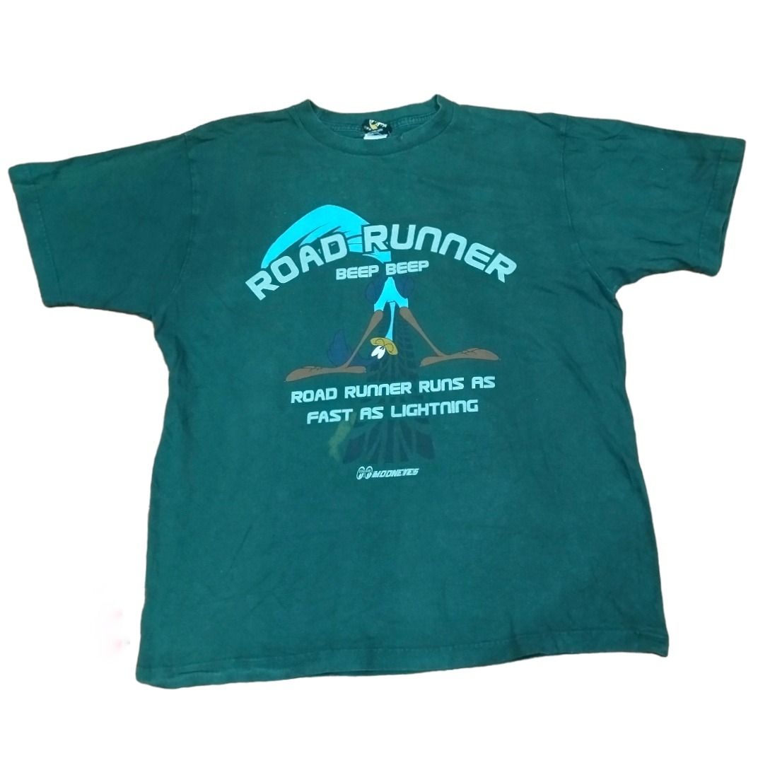 MOONEYES X LOONEY TUNES "ROAD RUNNER" T-SHIRT | KAOS, Fesyen Pria ...