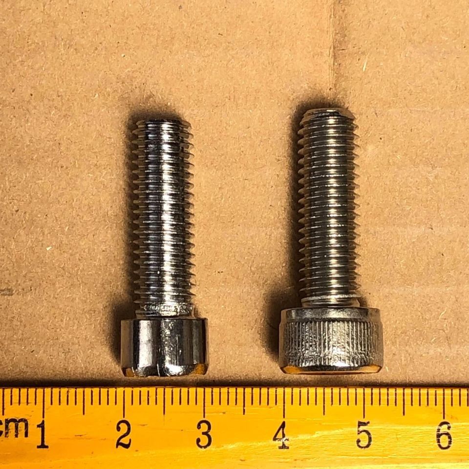 Motorcycle Side Mirror Screw M8 X 25mm Counterclockwise LEFT THREADED ...