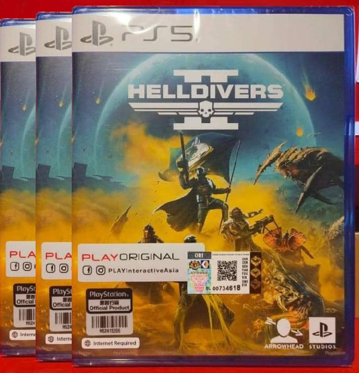 NEW AND SEALED PS5 Game Helldivers 2 / Hell divers II 絕地戰兵, Video Gaming, Video Games ...