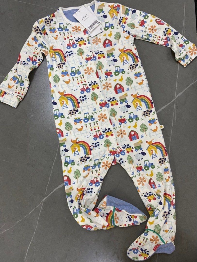 Next Baby sleepsuit, Babies & Kids, Babies & Kids Fashion on Carousell