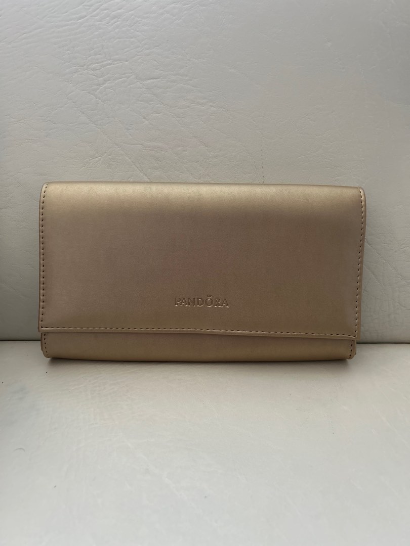 Pandora Shine Gold Clutch Bag with dustbag and box (Limited Edition ...