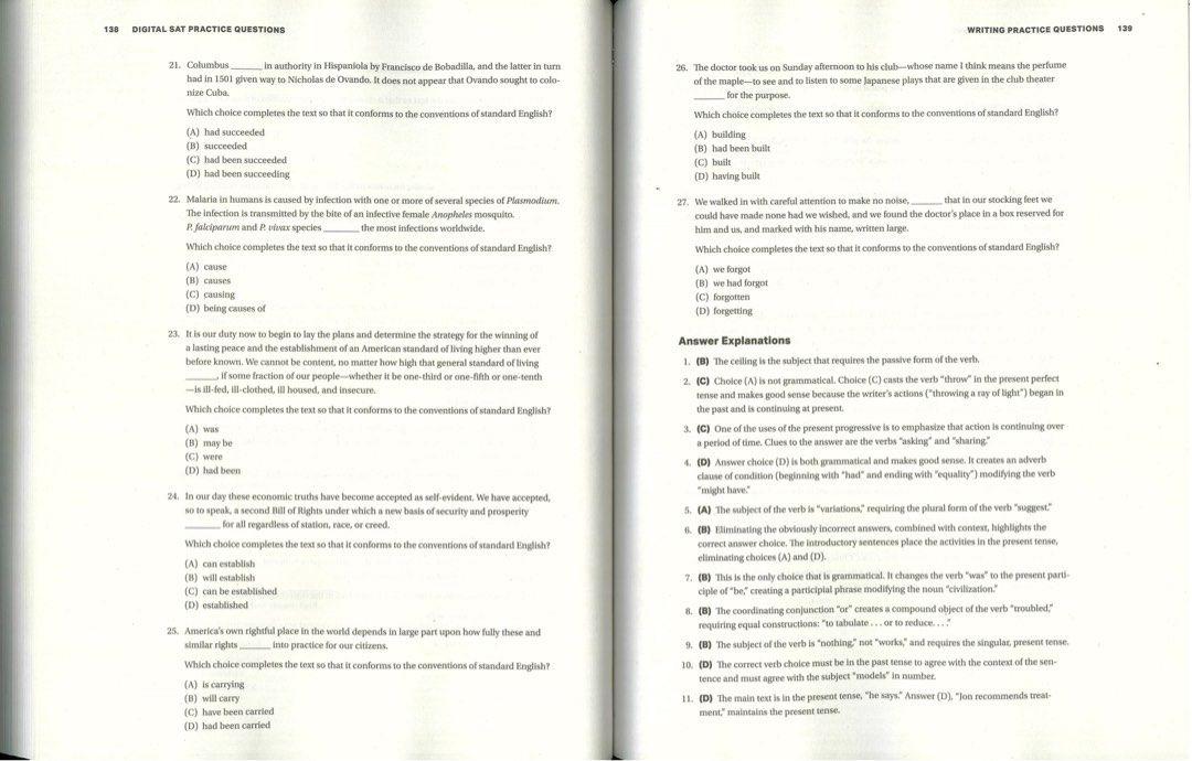 (PDF) barron’s digital sat 2024 practice questions, Hobbies & Toys ...