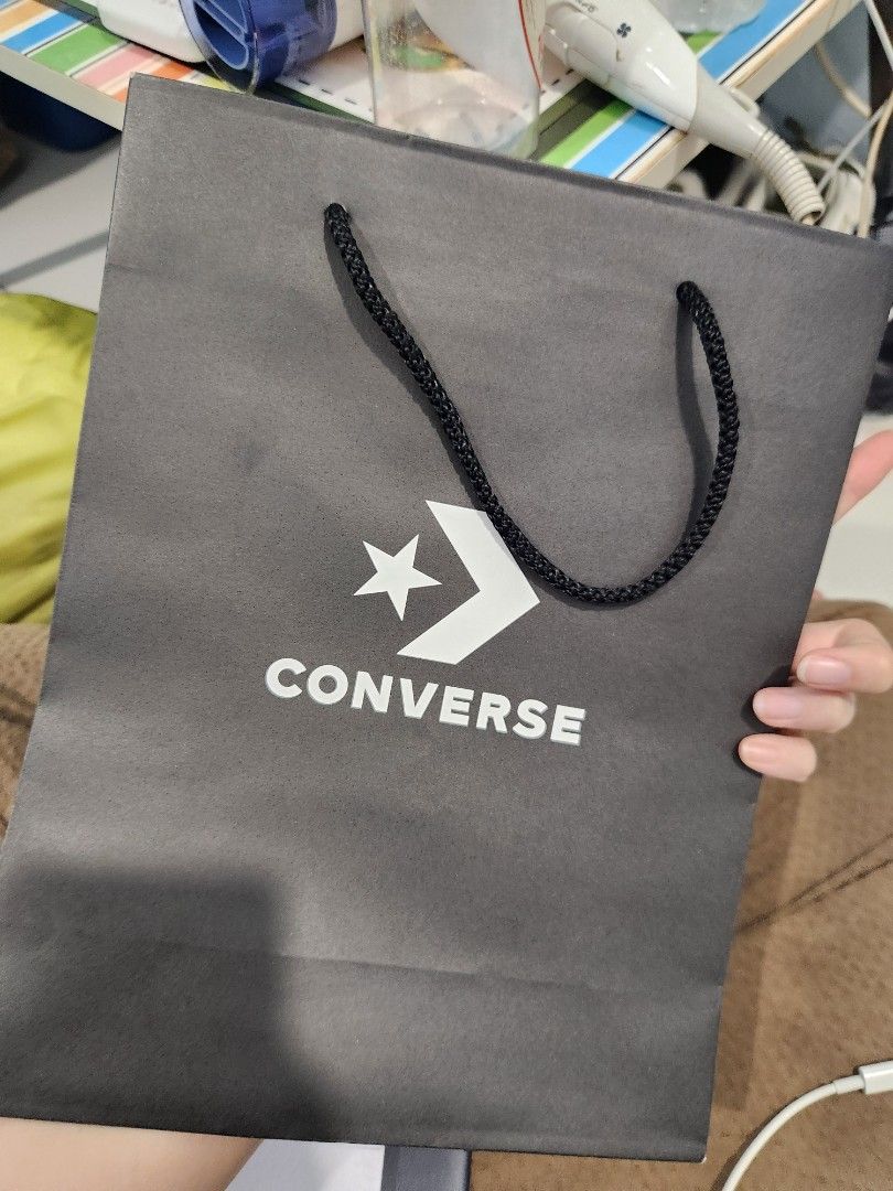 Polo Ralph Lauren and Converse paper bag, Furniture & Home Living, Home ...