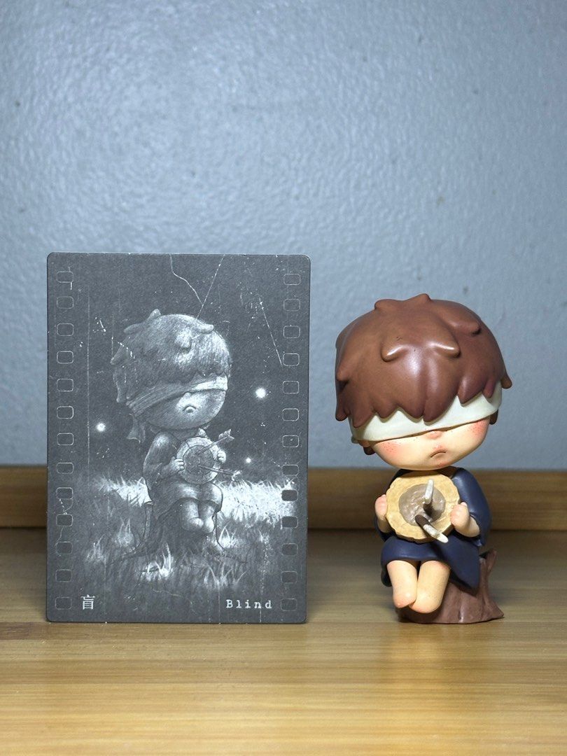 Popmart Hirono Mime - Blind, Hobbies & Toys, Toys & Games on Carousell