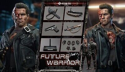 Present Toys 1/6 Scale Terminator T-800 Arnold Schwarzenegger [Standard ...