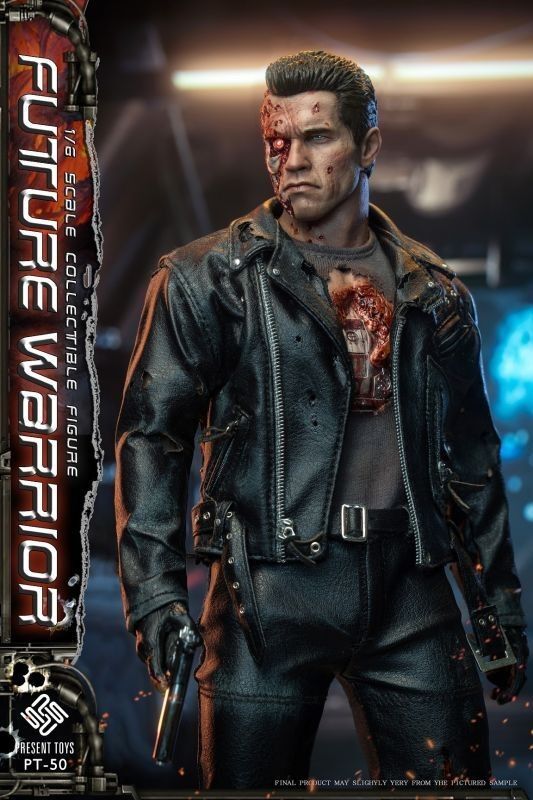 Present Toys 1/6 Scale Terminator T-800 Arnold Schwarzenegger [Standard ...