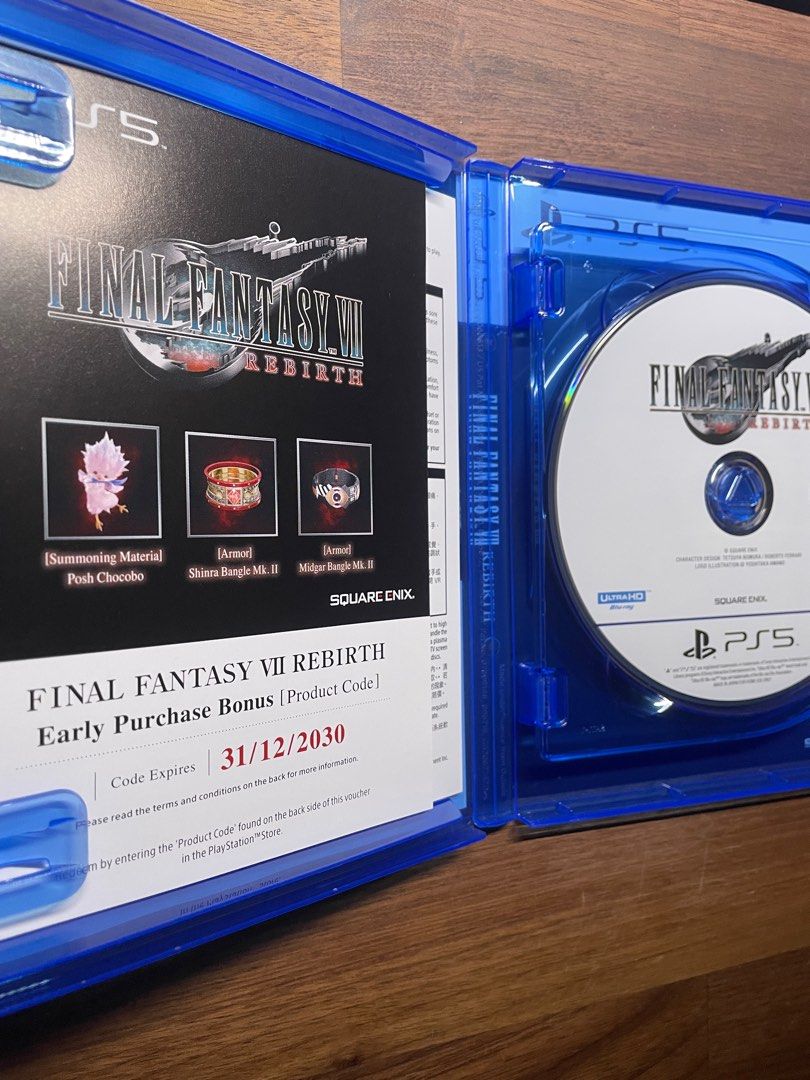 PS5 Final Fantasy Rebirth (R3), Video Gaming, Video Games, PlayStation ...