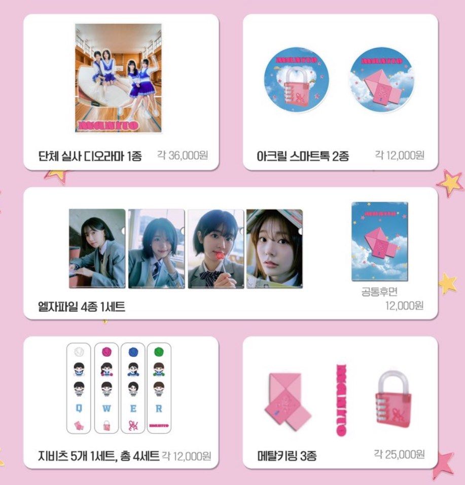 QWER MANITO 1st Pop Up Store Official Goods on Carousell