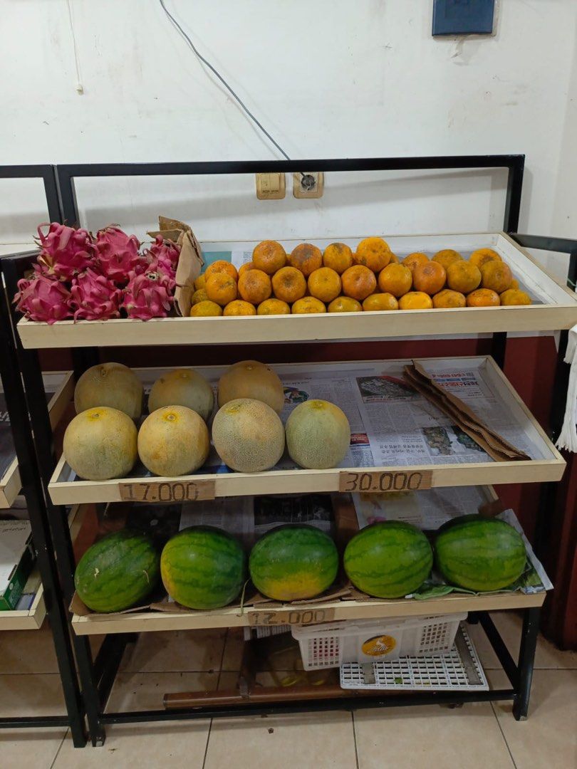 Rak Susun Rak Buah Rak Display, Perabotan Rumah di Carousell