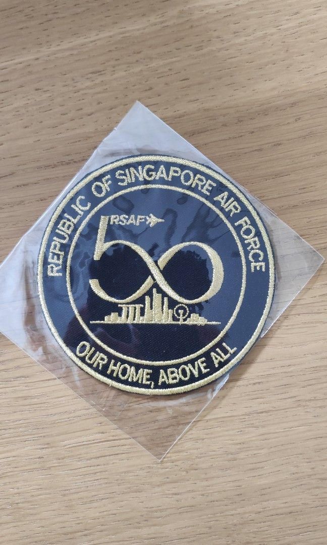 RSAF 50th Anniversary patch, Hobbies & Toys, Memorabilia & Collectibles ...