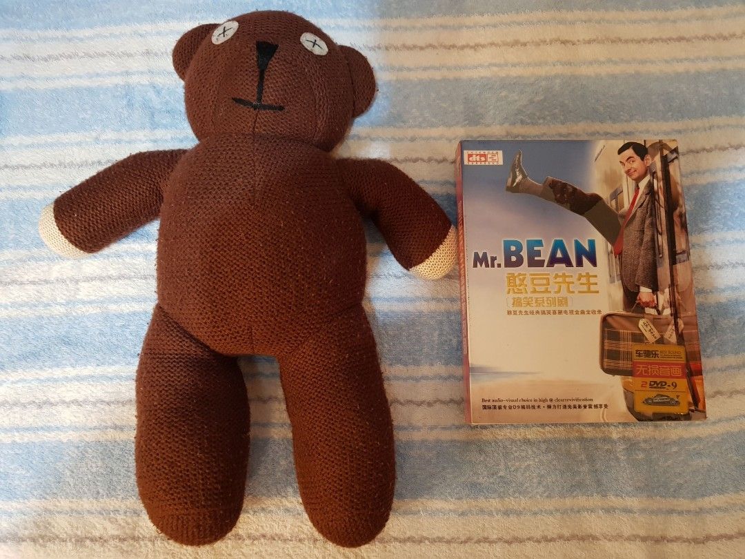 Sealed Mr. BEAN Movies/Series DVD Boxset And His TEDDY Bear Collectible ...