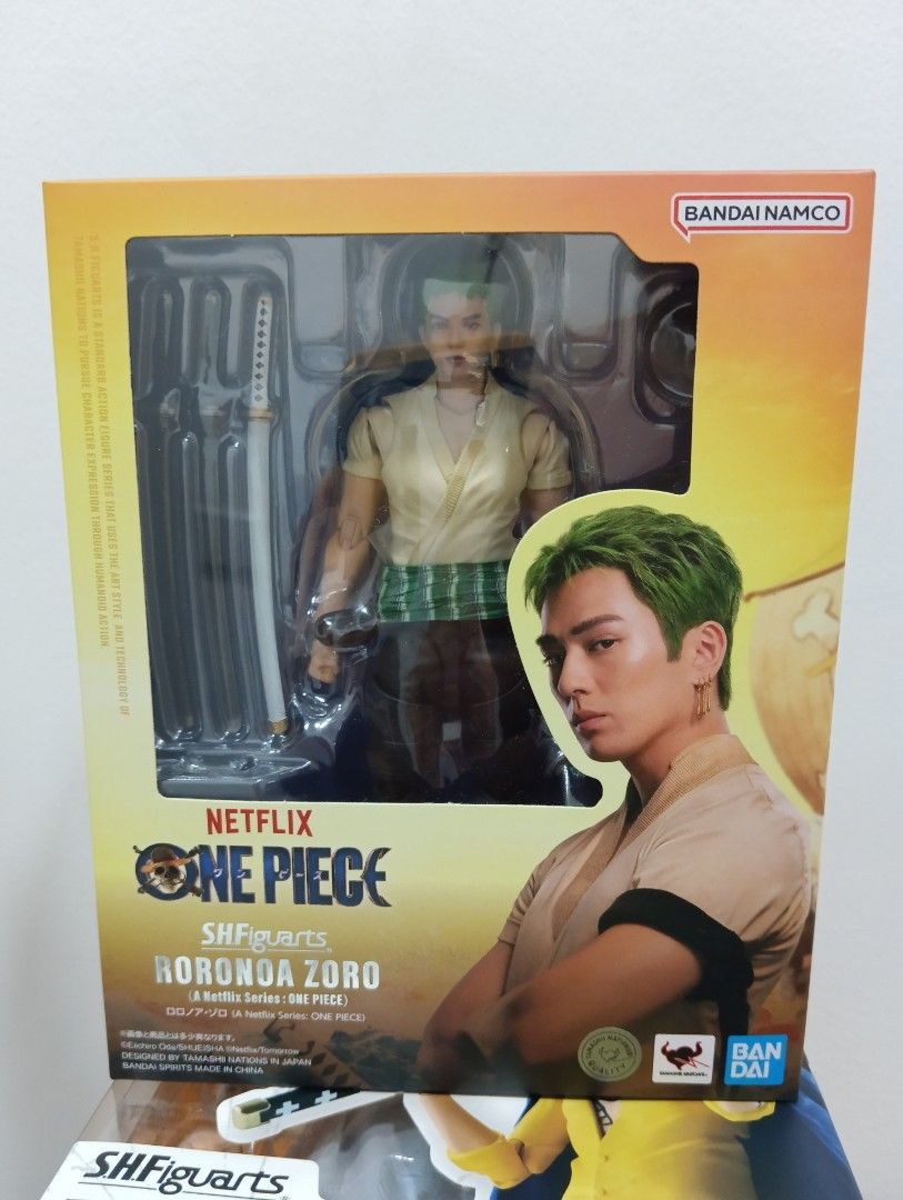S.H.Figuarts Roronoa Zoro Netflix One Piece SHF, Hobbies & Toys, Toys ...
