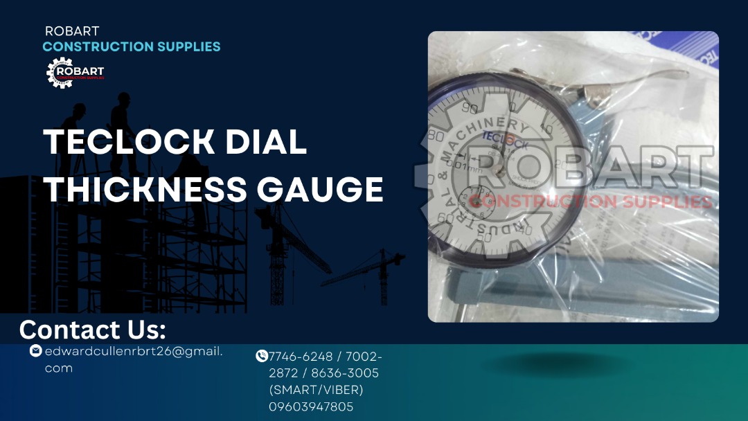 Teclock Dial Thickness Gauge, Commercial & Industrial, Construction ...