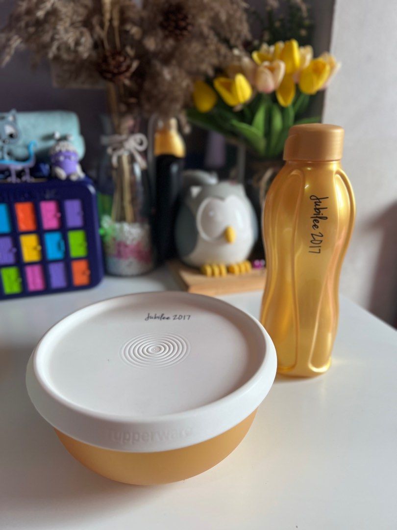 Tupperware Jubilee 2017 Eco 750ml & Bowl 1.3L Limited Edition ...