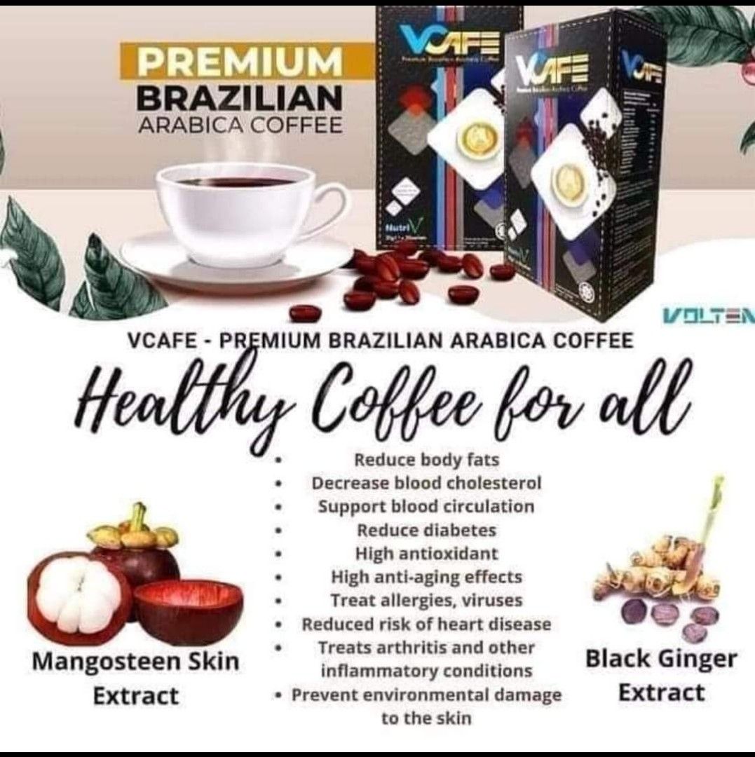 V Cafe Arabica Coffee, Food & Drinks, Beverages on Carousell