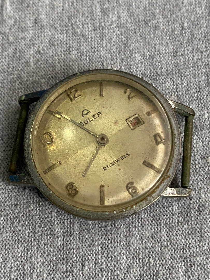 Vintage Buler 21 Jewels For Repair (Not Working), Men's Fashion ...