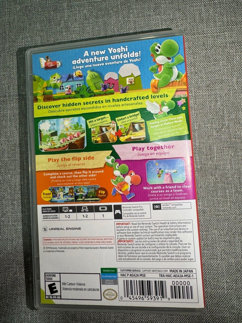 Yoshi’s crafted world, Video Gaming, Video Games, Nintendo on Carousell