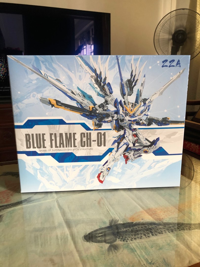 ZZA Blue Flame Gundam, Hobbies & Toys, Toys & Games on Carousell