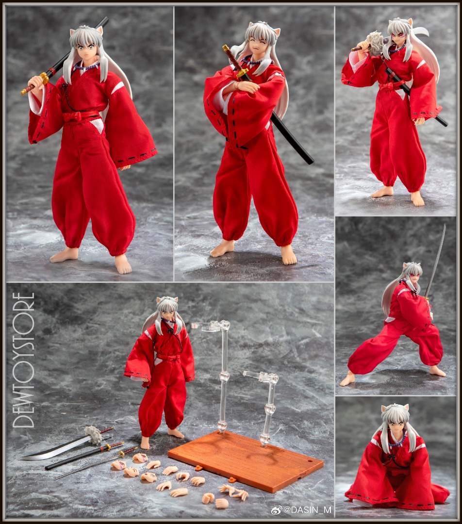 ⭐ [𝗣𝗿𝗲-𝗼𝗿𝗱𝗲𝗿] Dasin Model 1/12 Scale Action Figure - Inuyasha ...