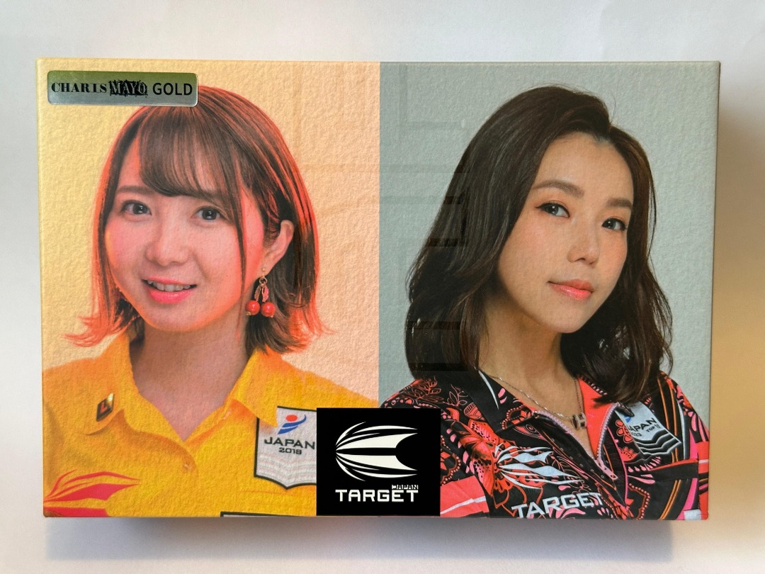 全新 TARGET CHARIS MAYO GOLD 森田真結子 Cathy Leung 聯乘選手 飛鏢 Darts, 電子遊戲, 遊戲機配件 ...