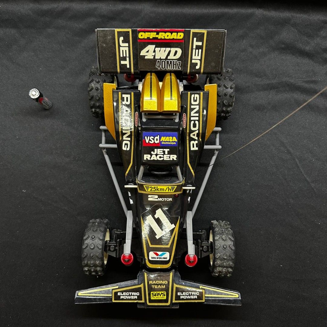 Vintage Rare Taiyo Remote Control R/C Jet Racer Off-Road 4WD 2 Motor ...