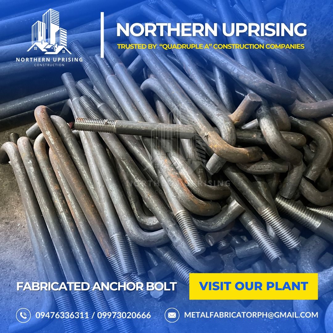 A307 Anchor Bolt | Flange | Base Plate | Flat Bar | Metal Fabrication ...