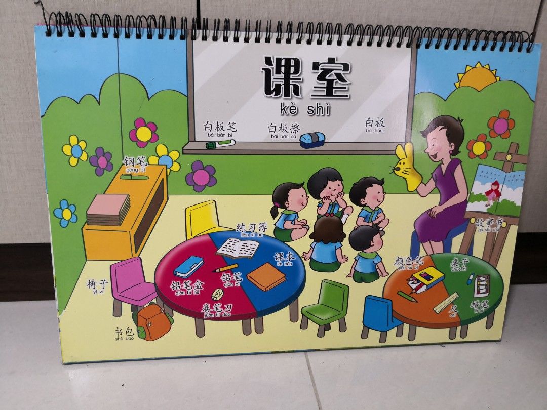 A3 Mandarin table charts, Hobbies & Toys, Books & Magazines, Children's ...