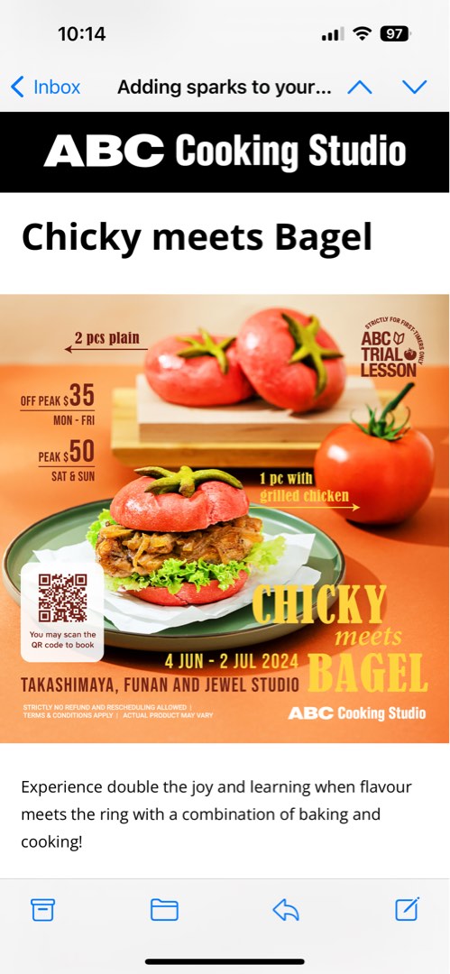 ABC cooking studio trial class, Food & Drinks, Other Food & Drinks on ...