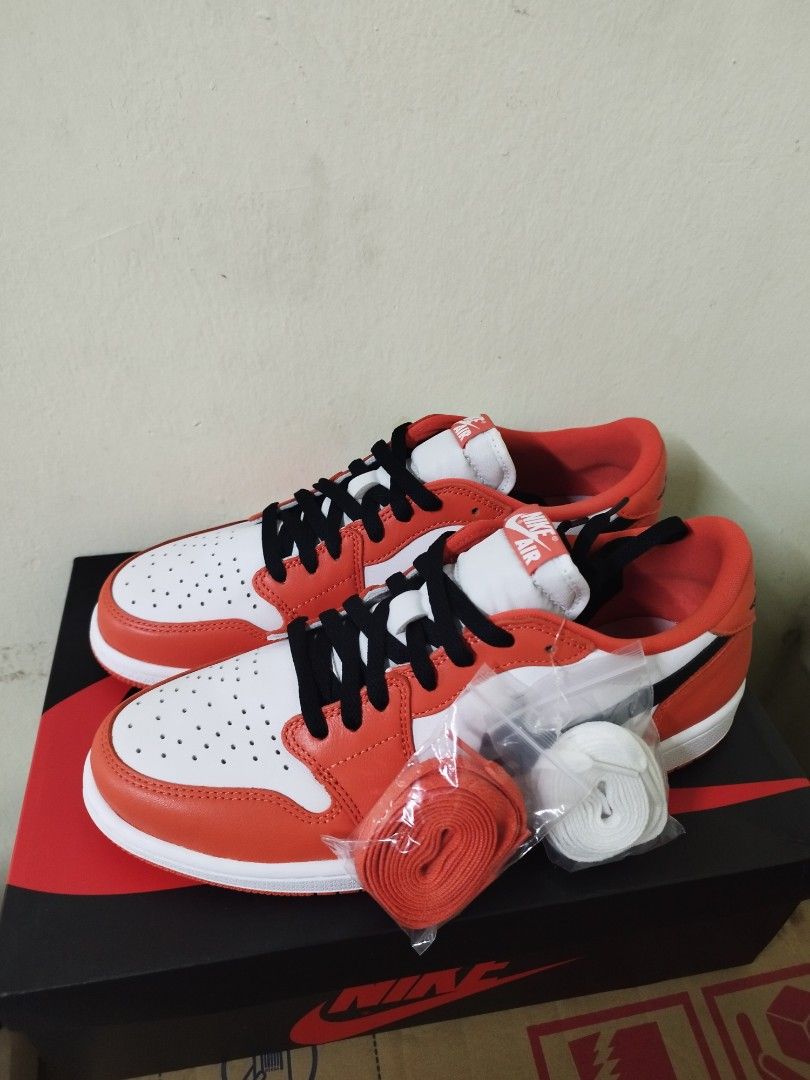 Air Jordan 1 low starfish Aka shatter backboard, Men's Fashion ...