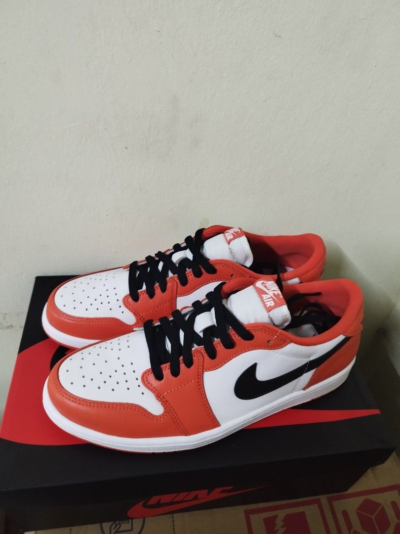 Air Jordan 1 low starfish Aka shatter backboard, Men's Fashion ...