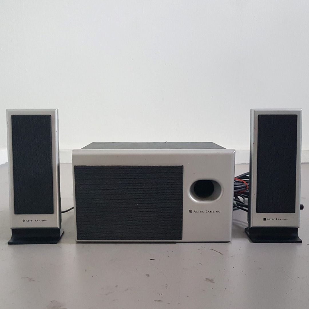 ALTEC Lansing Amplified 2.1 Speaker System, Model VS.2121, Stereo ...